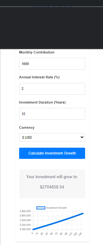 Estimate Investment Growth: Investment Growth Calculator ...
